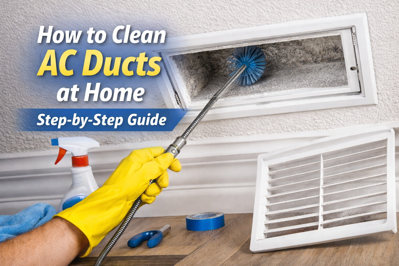How to Clean AC Ducts at Home – Easy Step-by-Step Guide 2026